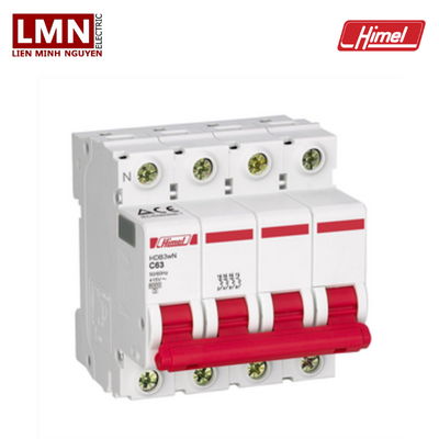 Himel HDB3WN4C10, MCB 4P 10A 6kA Himel, Thiết bị điện Himel giá tốt